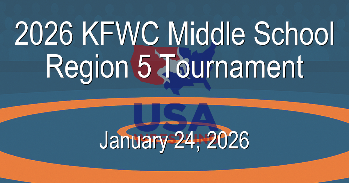 2026 KFWC Middle School Region 5 Tournament – January 24, 2026 Kentucky ...